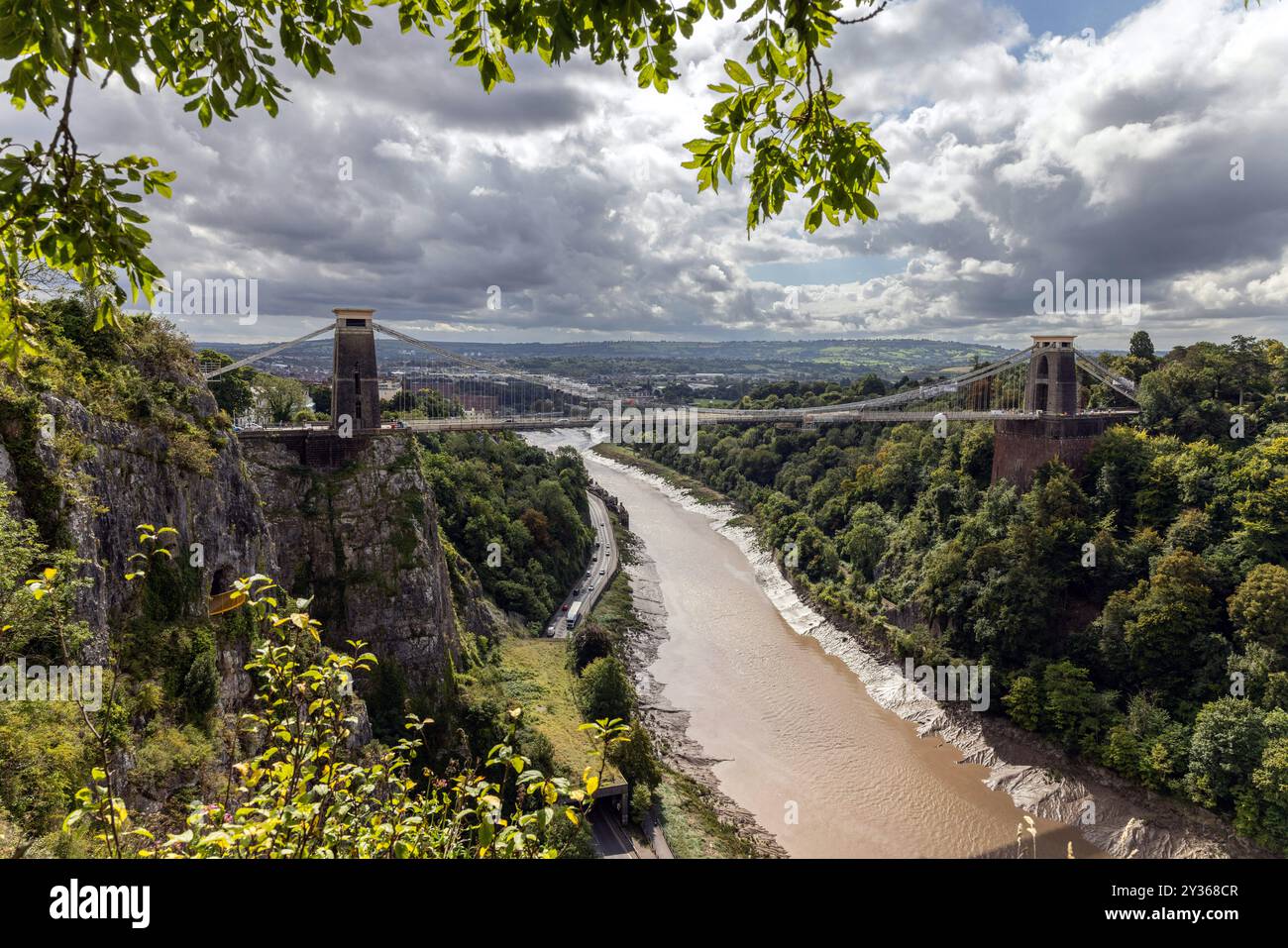 The Clifton Suspension Bridge over the Avon Gorge, Bristol Stock Photo ...