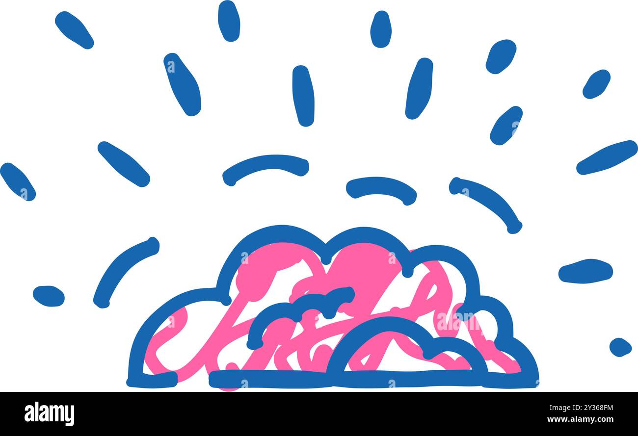 explosion fire icon doodle illustration Stock Vector Image & Art - Alamy