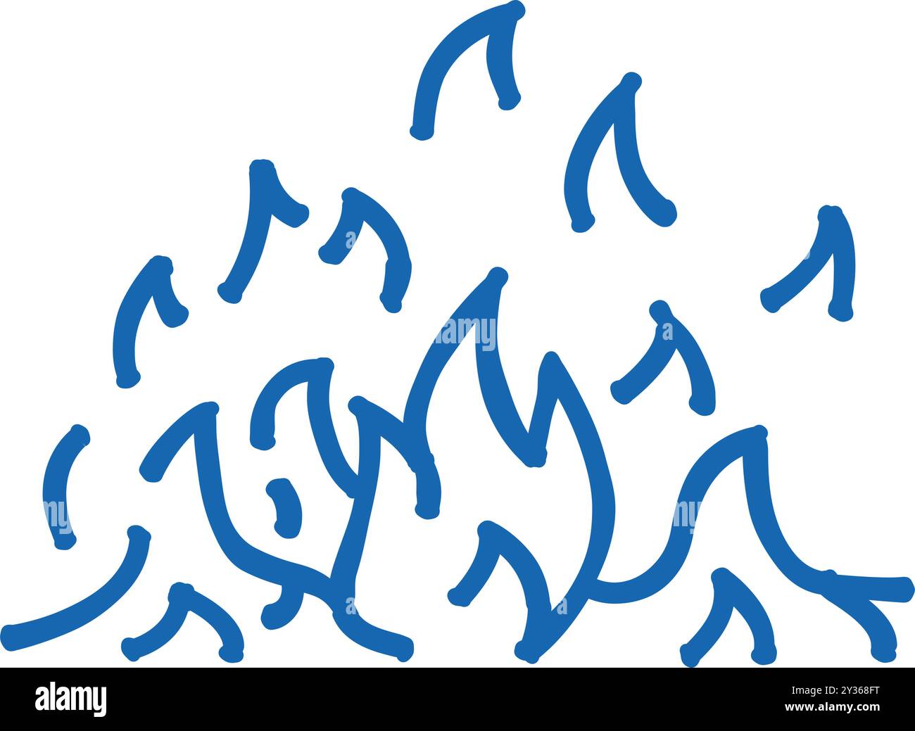 flame fire icon doodle illustration Stock Vector Image & Art - Alamy