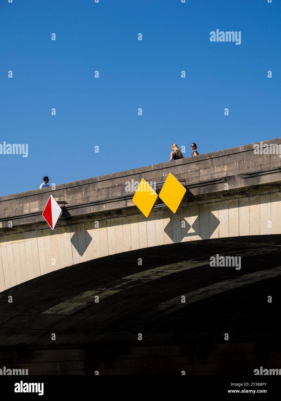 The Pont Royal, Bridge, River Seine, Paris, France, Europe, EU Stock ...