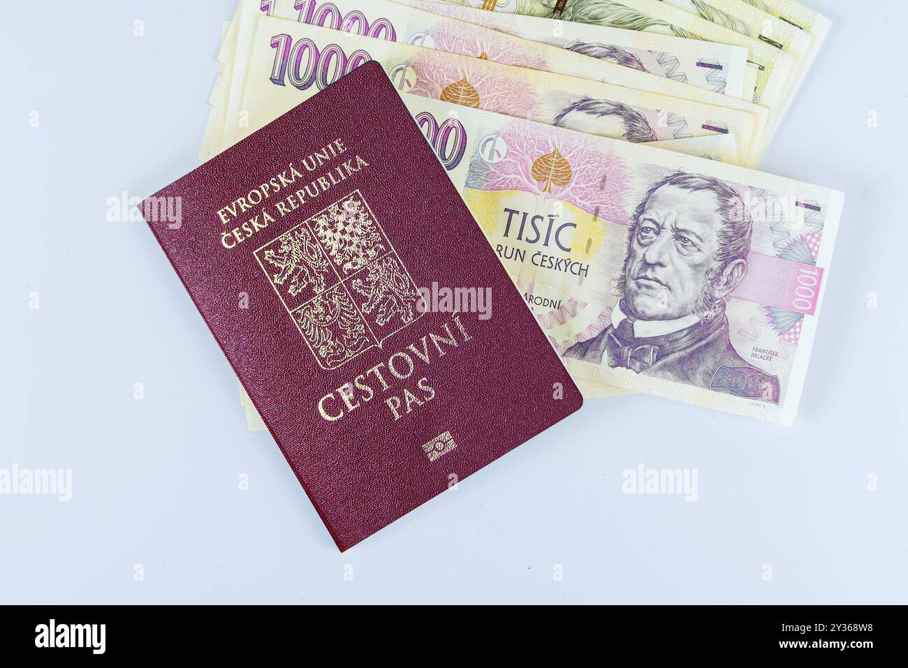 There are several denominations of Czech koruna banknotes available on ...