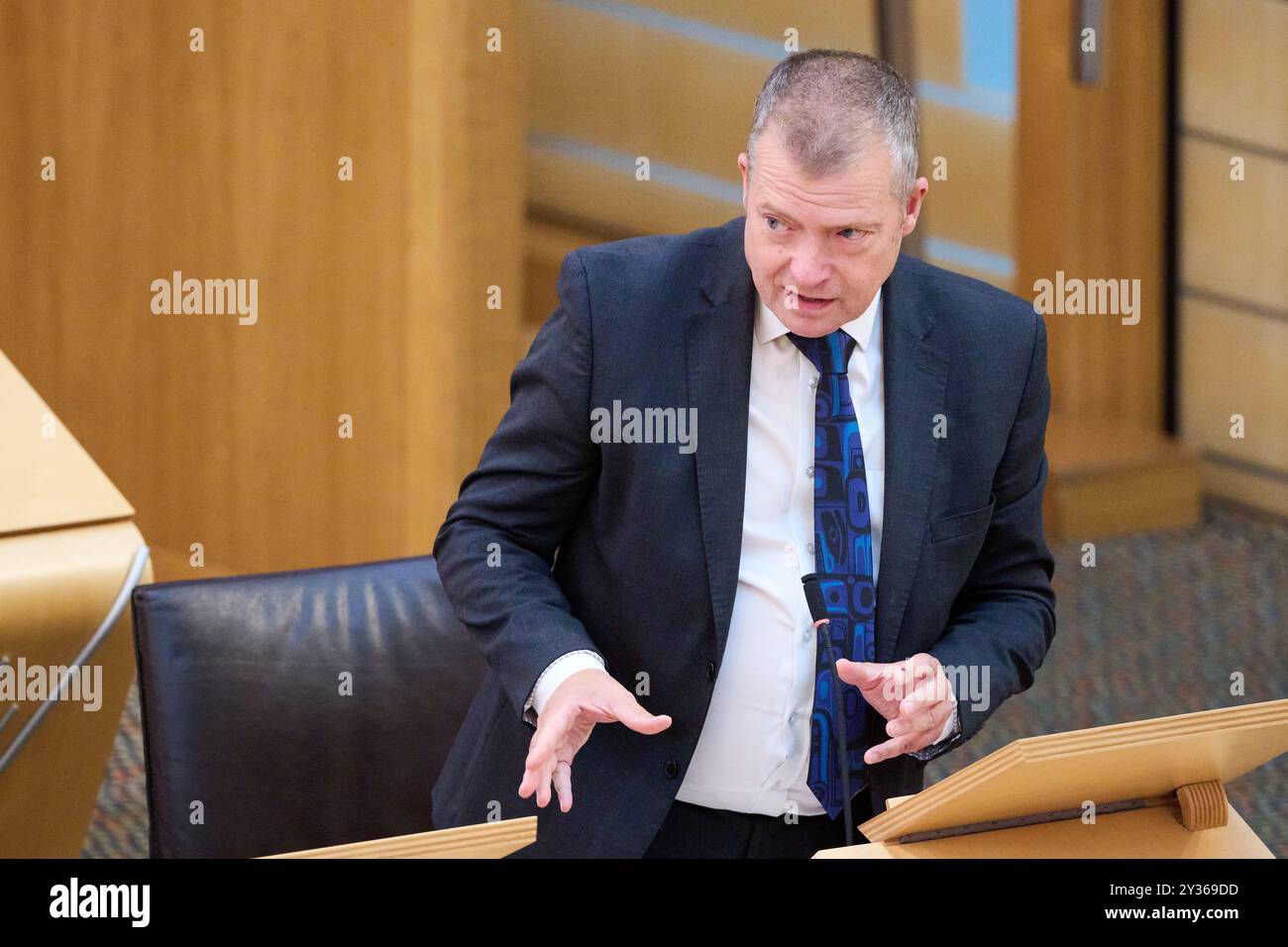Edinburgh Scotland, UK 12 September 2024. Graham Simpson MSP at the ...
