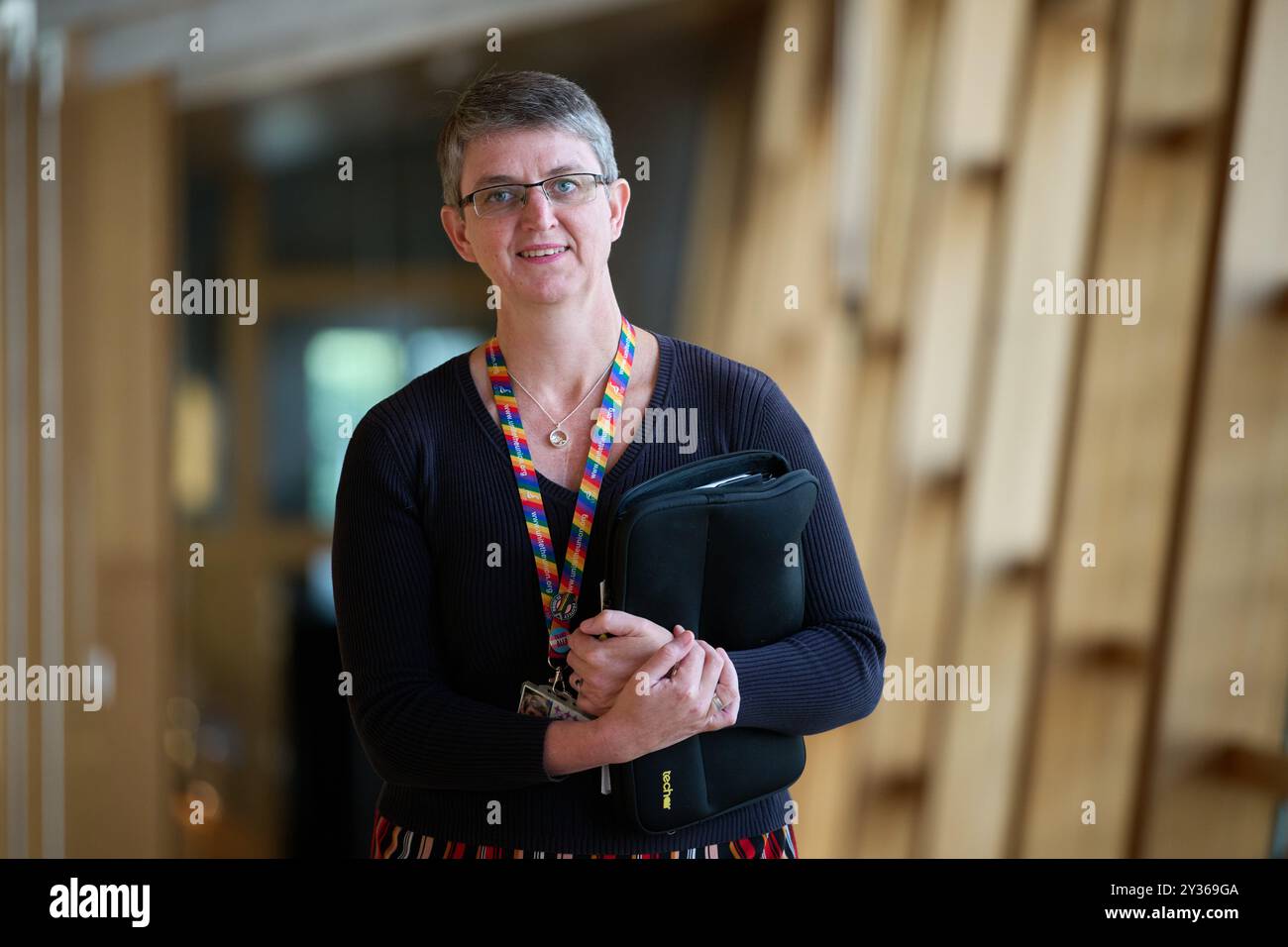 Edinburgh Scotland, UK 12 September 2024. Maggie Chapman MSP at the ...