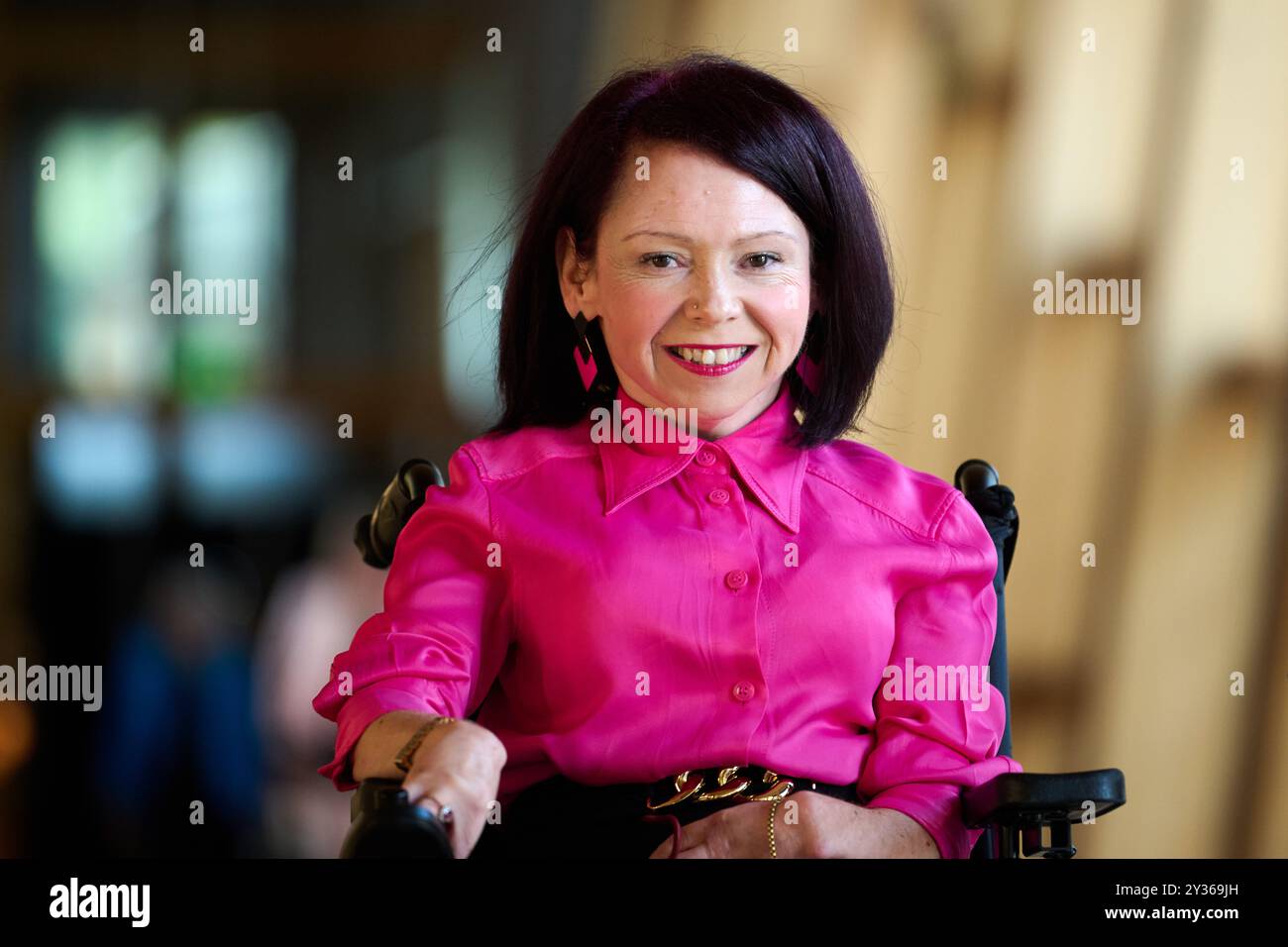 Edinburgh Scotland, UK 12 September 2024. Pam Duncan-Glancy MSP at the ...