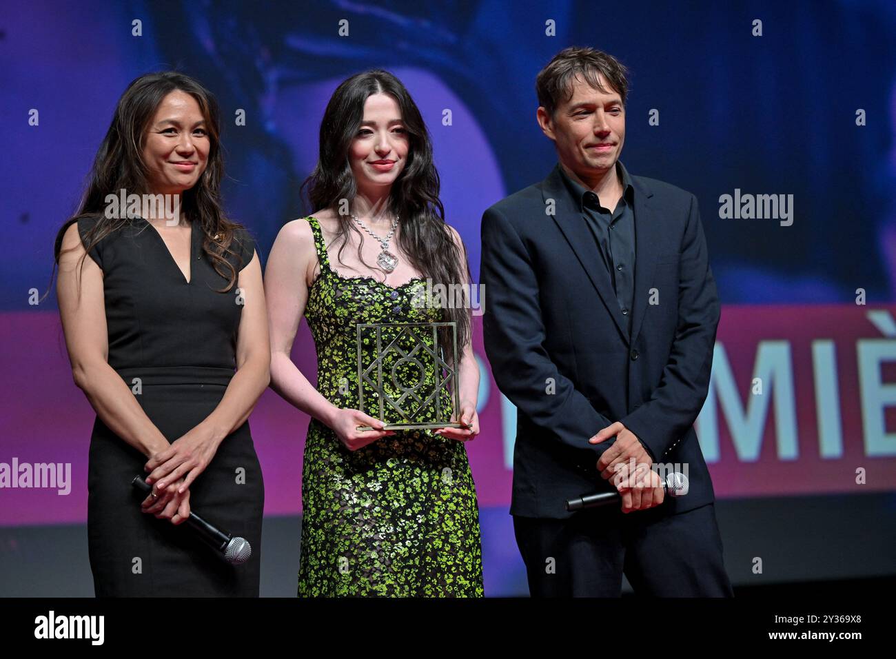 Deauville, France. 12th Sep, 2024. Samantha Quan, Sean Baker, Mikey ...