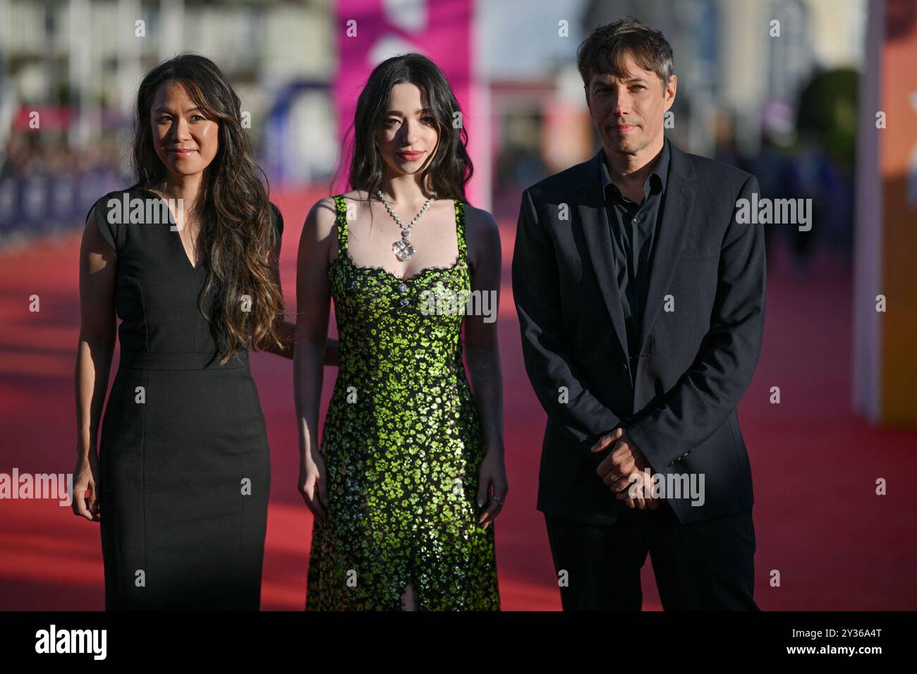 Deauville, France. 12th Sep, 2024. Samantha Quan, Mikey Madison, Sean ...
