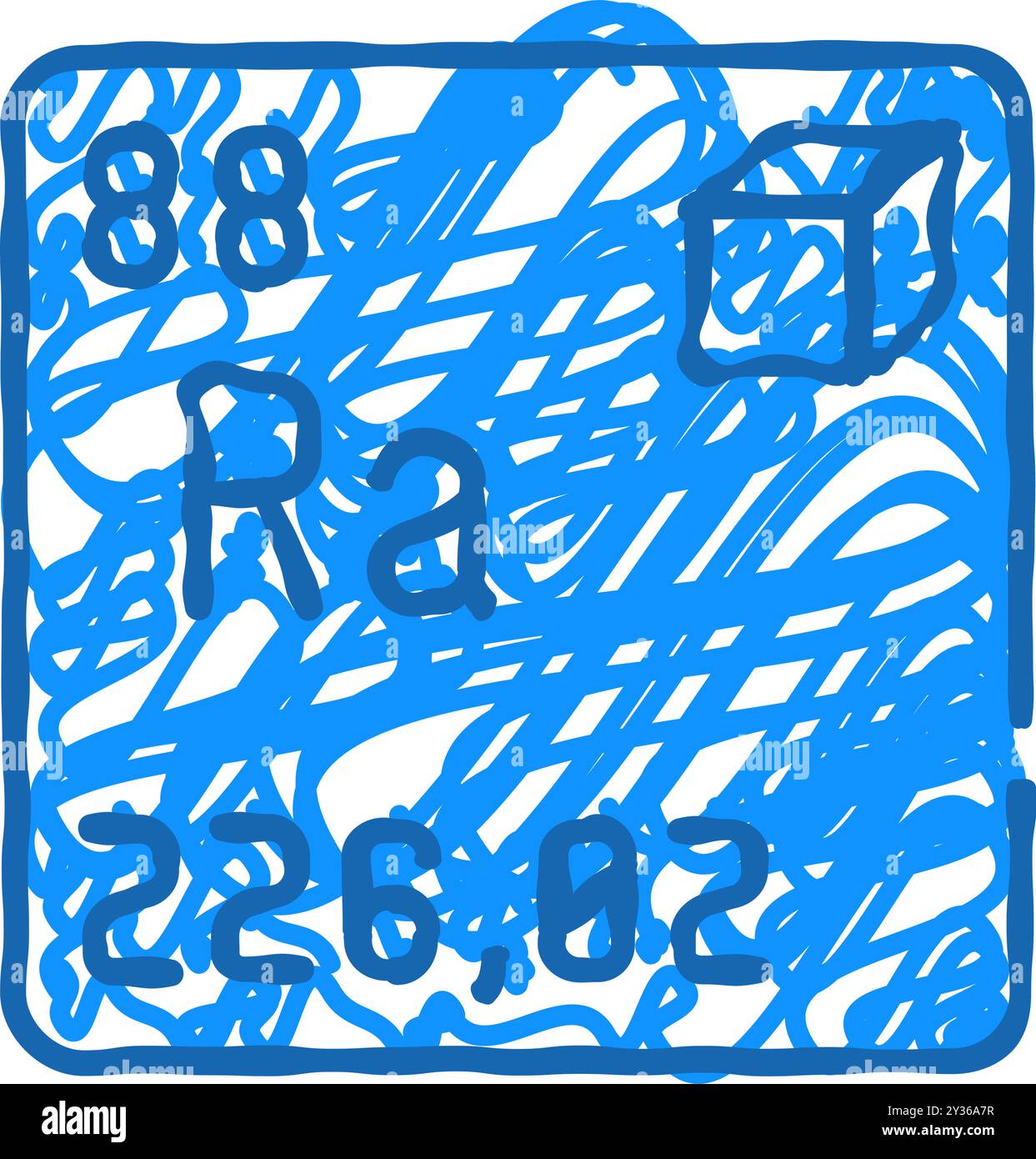 radium chemical element icon doodle illustration Stock Vector Image ...