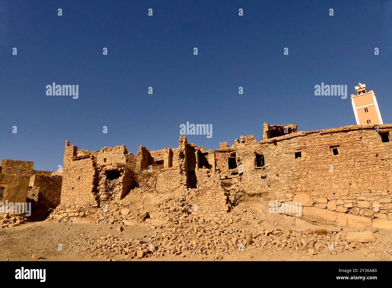 Agadir Adghers ghost village in Souss Massa, Morocco, North Africa ...
