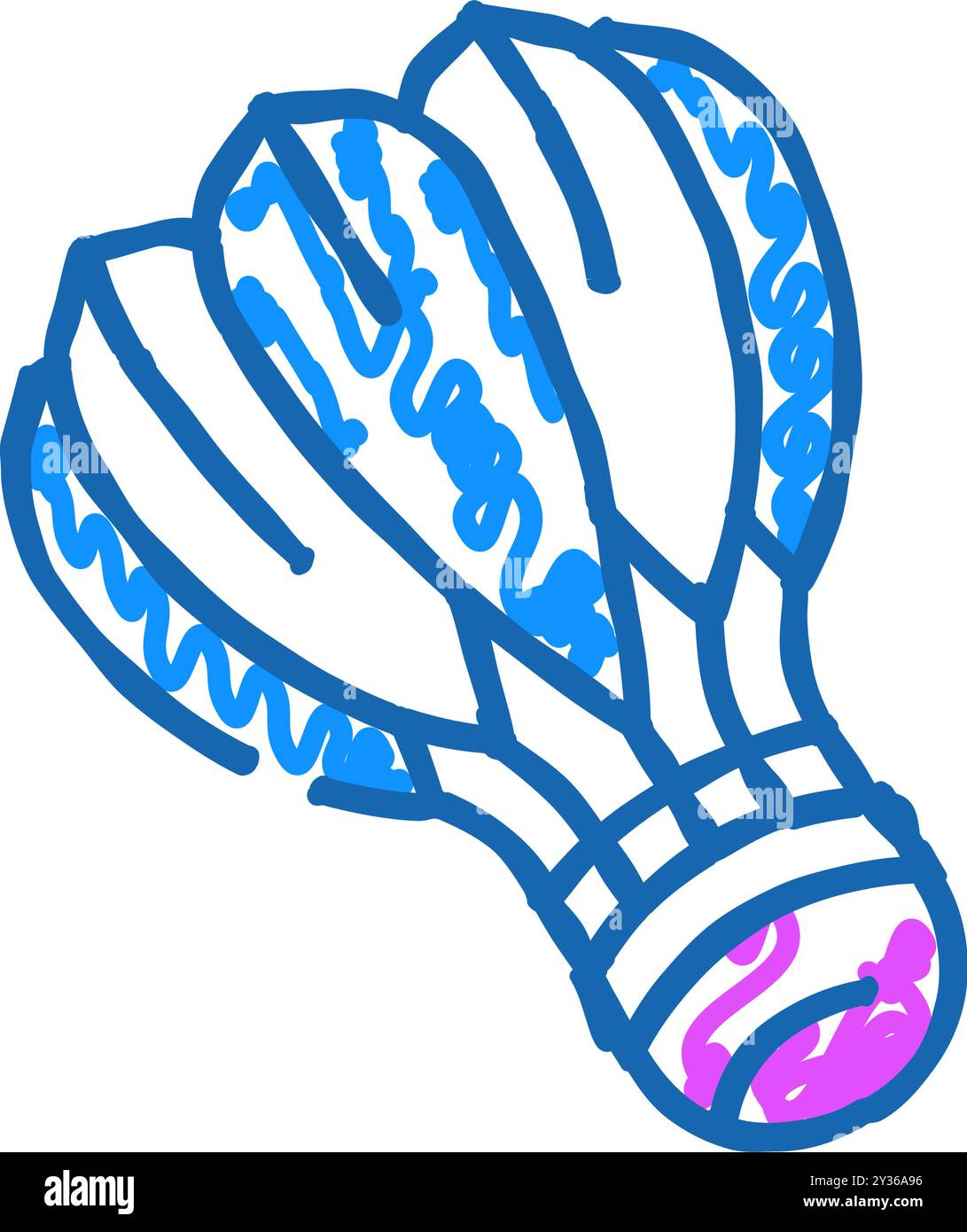 Badminton racquet shuttlecock abstract hi-res stock photography and ...