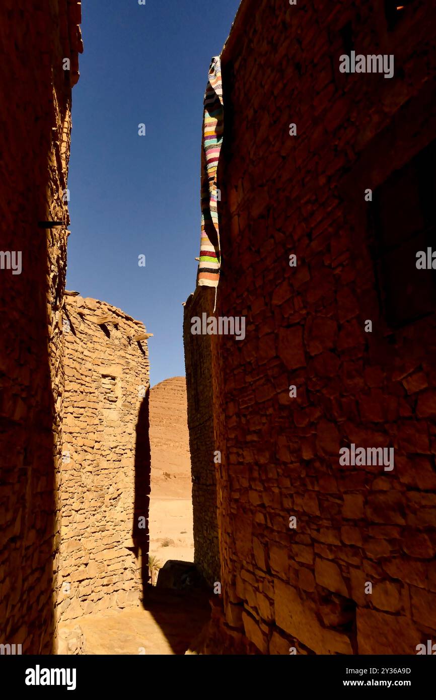 Agadir Adghers ghost village in Souss Massa, Morocco, North Africa ...