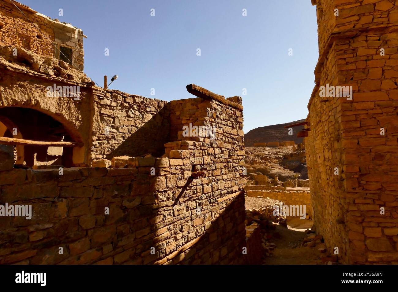 Agadir Adghers ghost village in Souss Massa, Morocco, North Africa ...