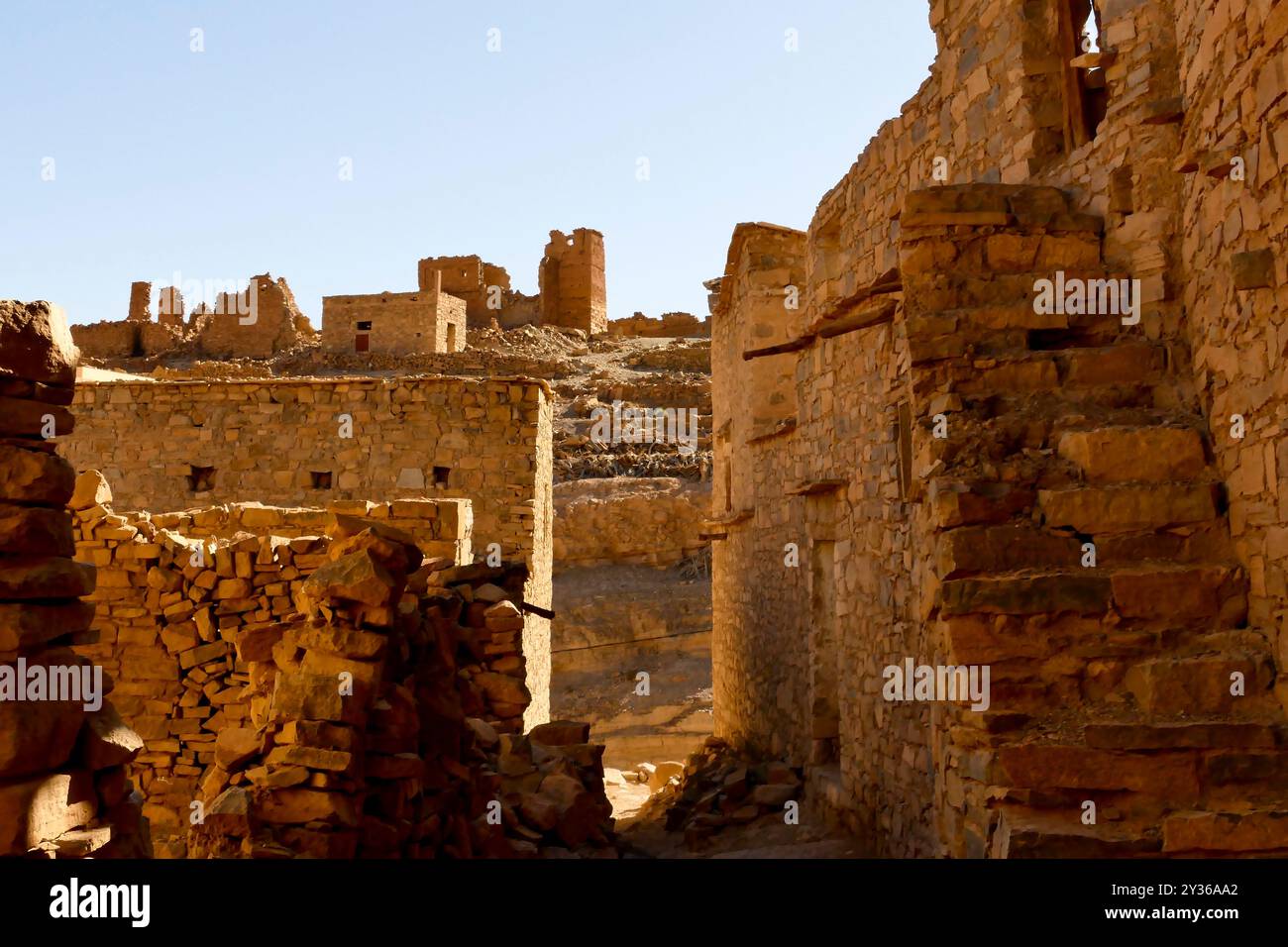 Agadir Adghers ghost village in Souss Massa, Morocco, North Africa ...