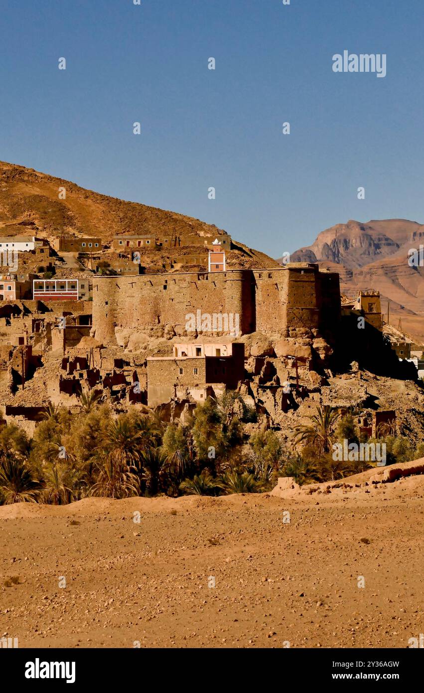 Agadir Adghers ghost village in Souss Massa, Morocco, North Africa ...