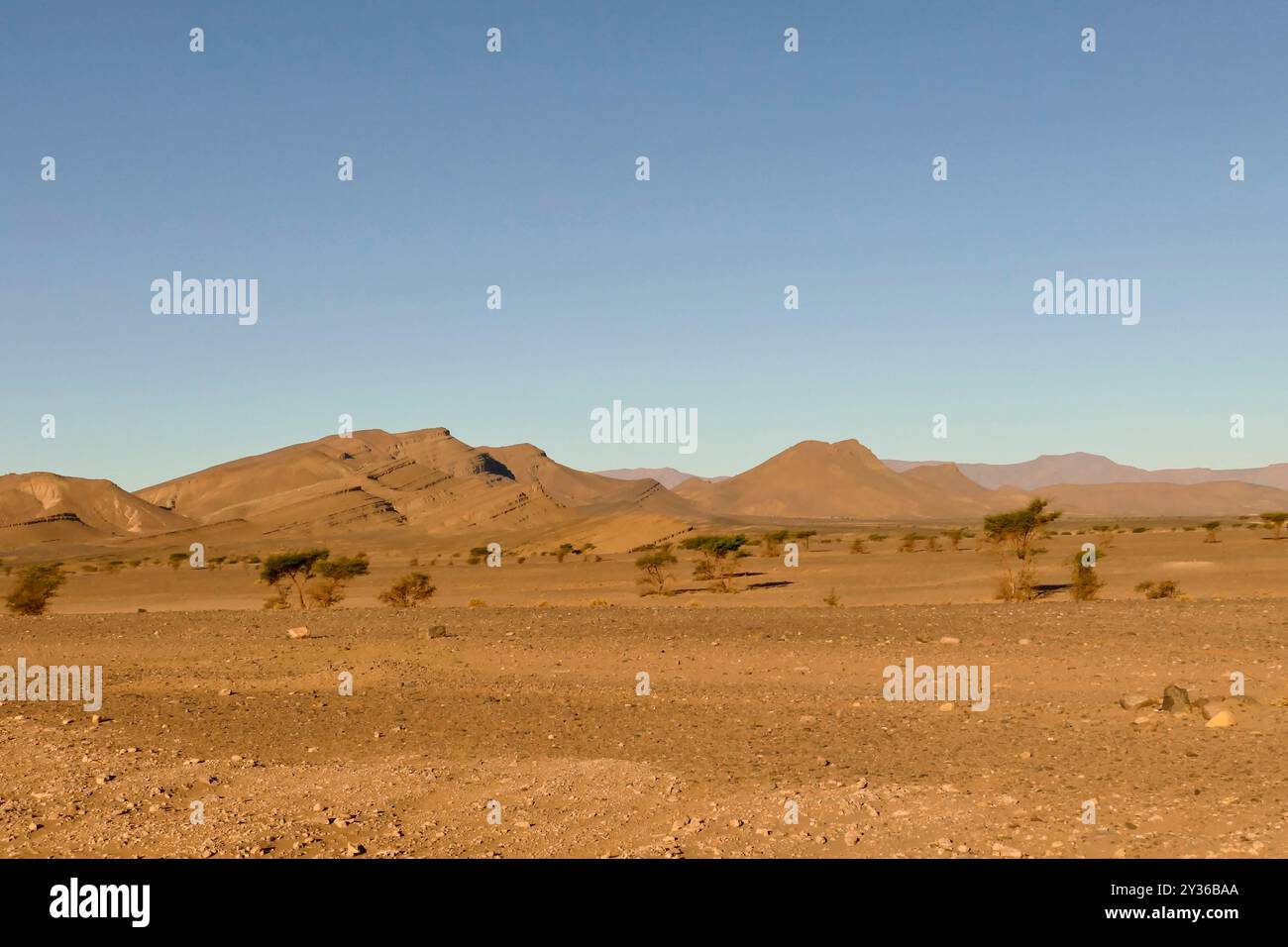 Magical sunset of the Souss Massa, Tata region Stock Photo - Alamy