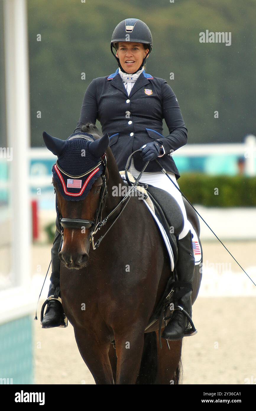Rebecca HART of the USA wins gold on the horse FLORATINA - Para ...