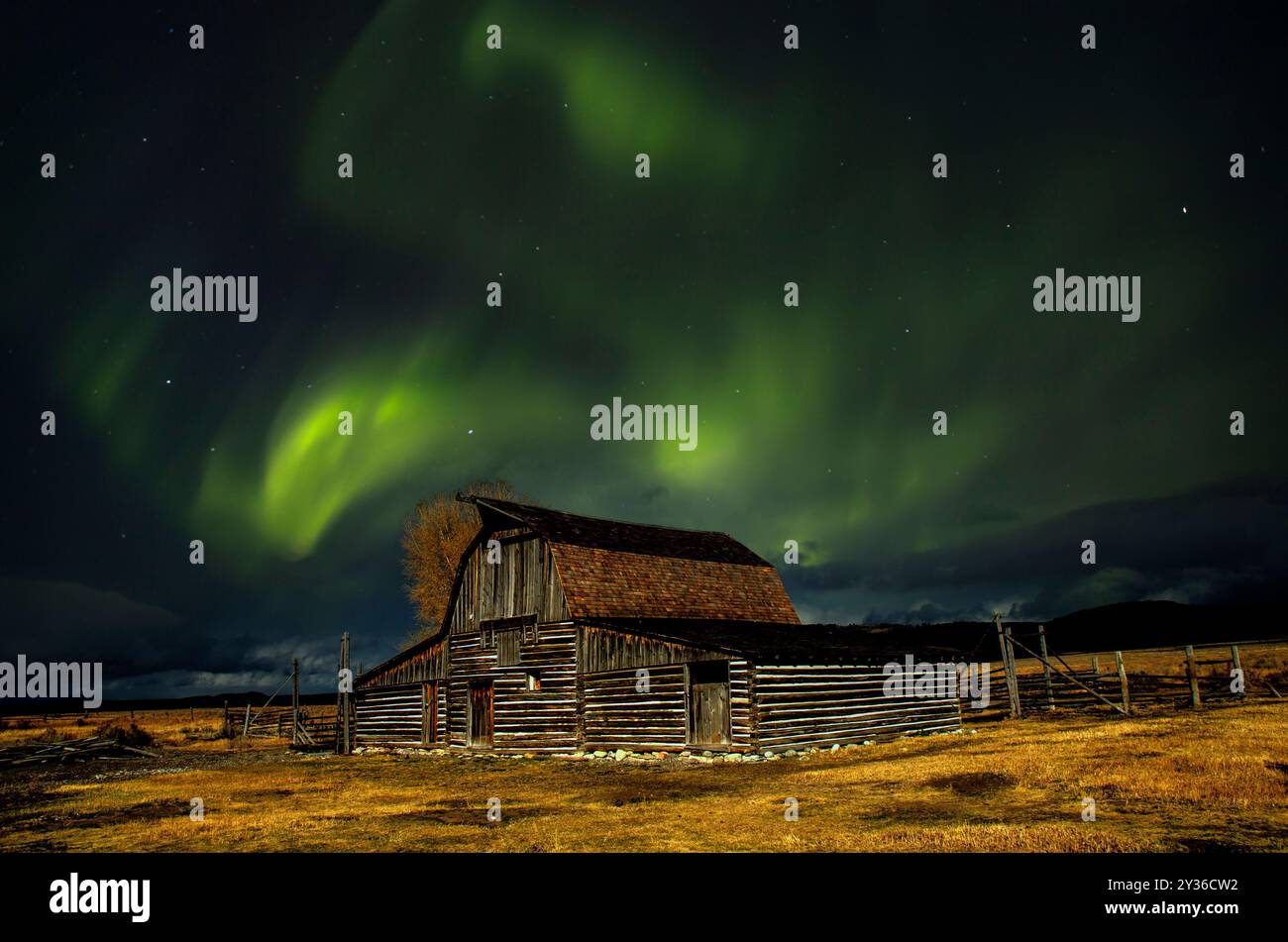 Astrophotography Starry Night Over Mormon Row Historic District at the ...