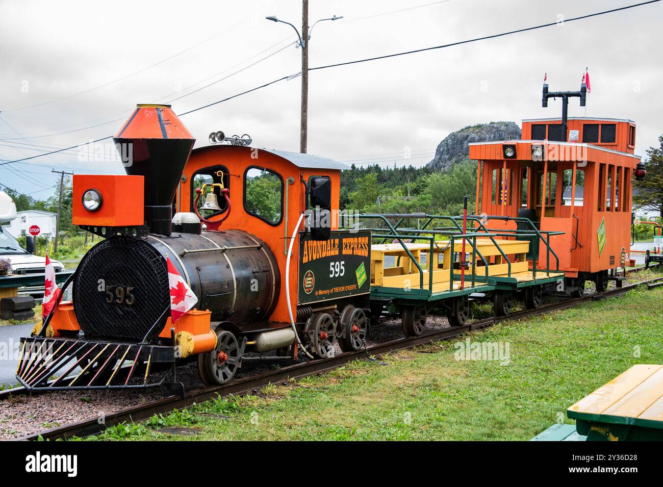 Avondale Express 595 engine at the railway museum in Avondale ...