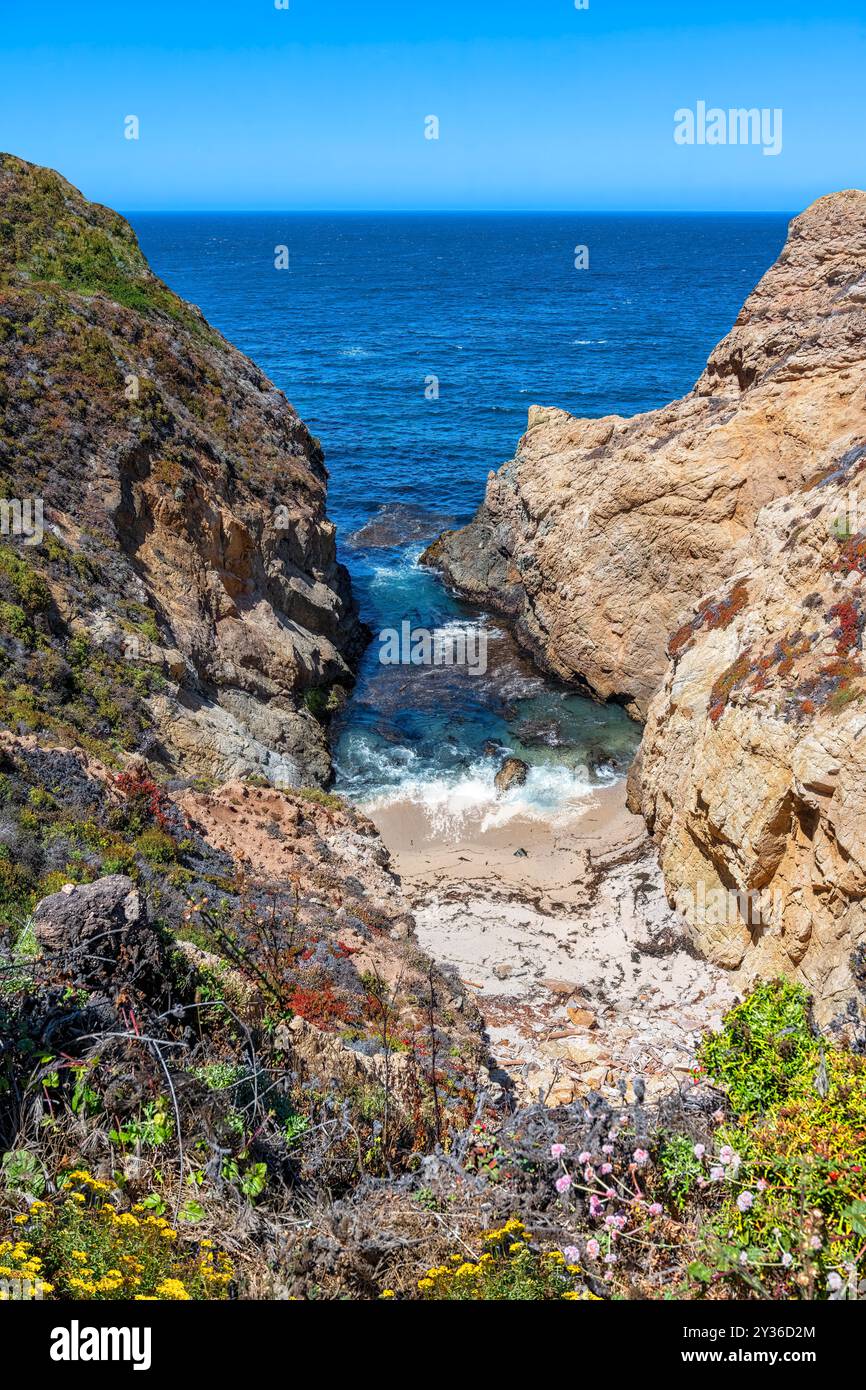 Garrapata State Park in California. Oceans, beaches, cliffs, and waves ...
