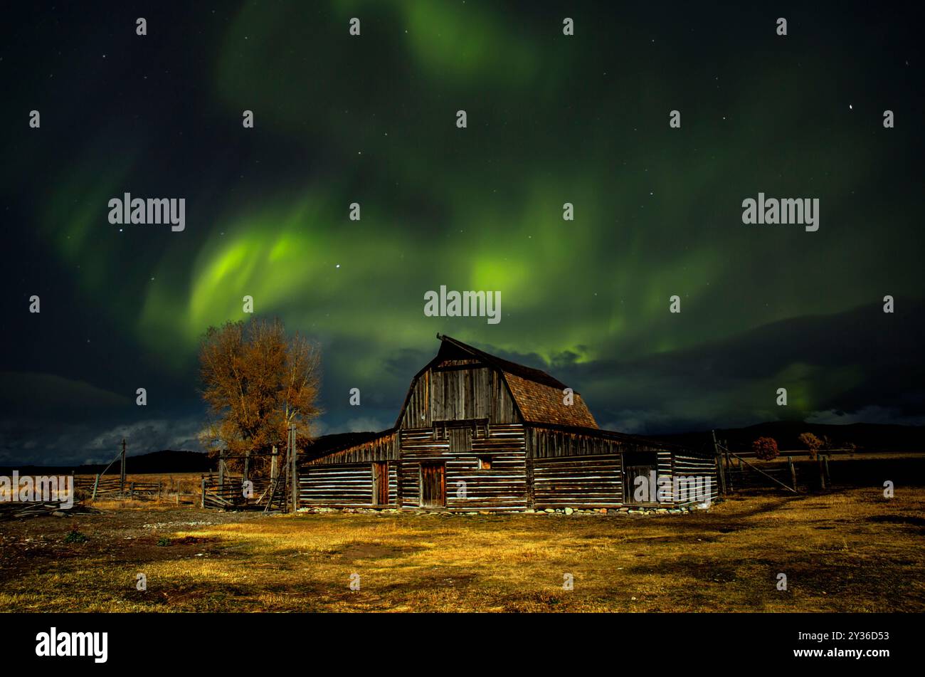 Astrophotography Starry Night Over Mormon Row Historic District at the ...