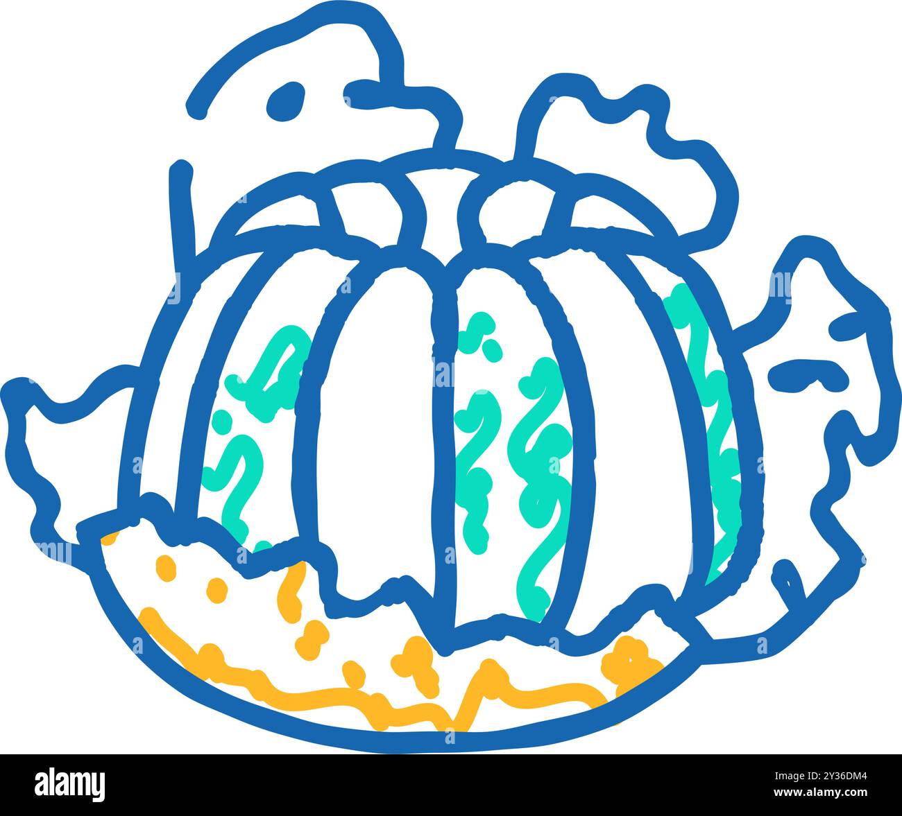 Peeled fresh clementine tangerine Stock Vector Images - Alamy