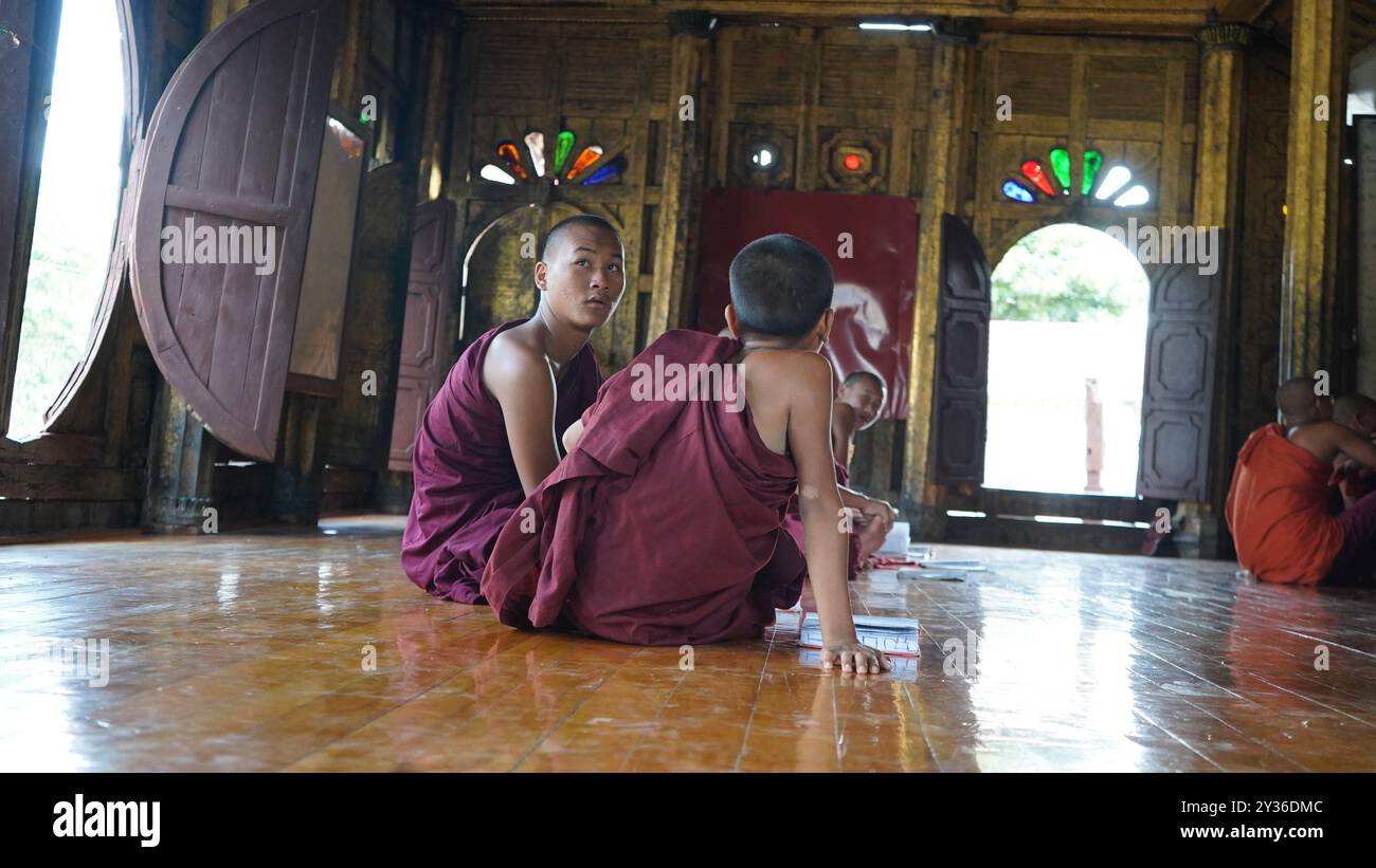Buddhist monastic school in hi-res stock photography and images - Alamy