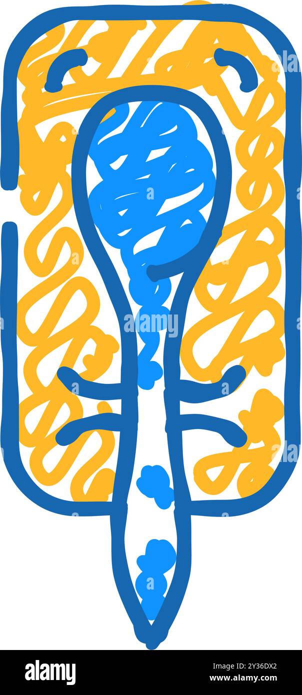 spoon rest home interior icon doodle illustration Stock Vector Image ...