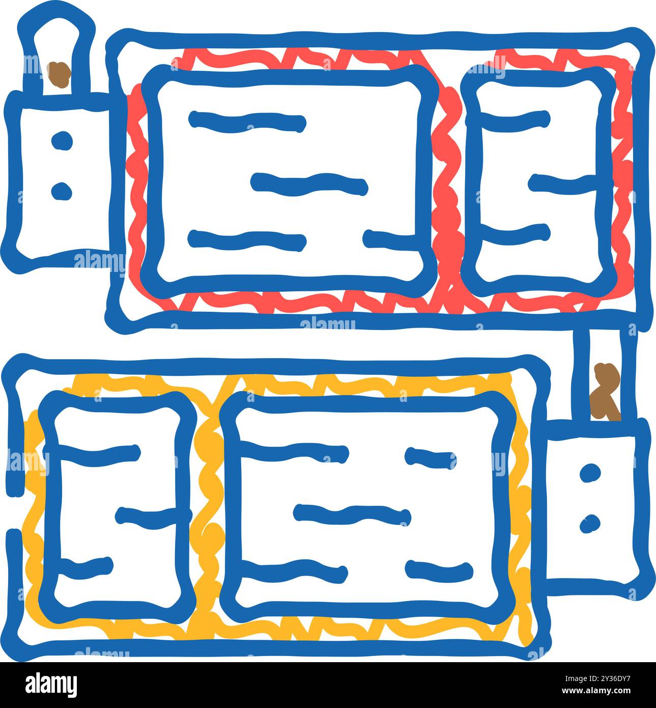 solvent extraction tanks copper icon doodle illustration Stock Vector ...