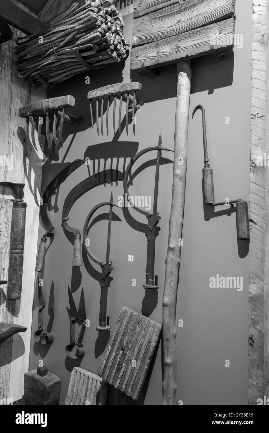 Thatching tools Black and White Stock Photos & Images - Alamy