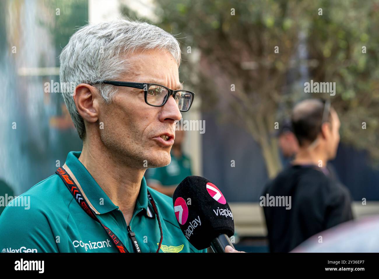 Baku, Azerbaijan, 12th Sep 2024, Lawrence Stroll, The CEO of the Aston ...