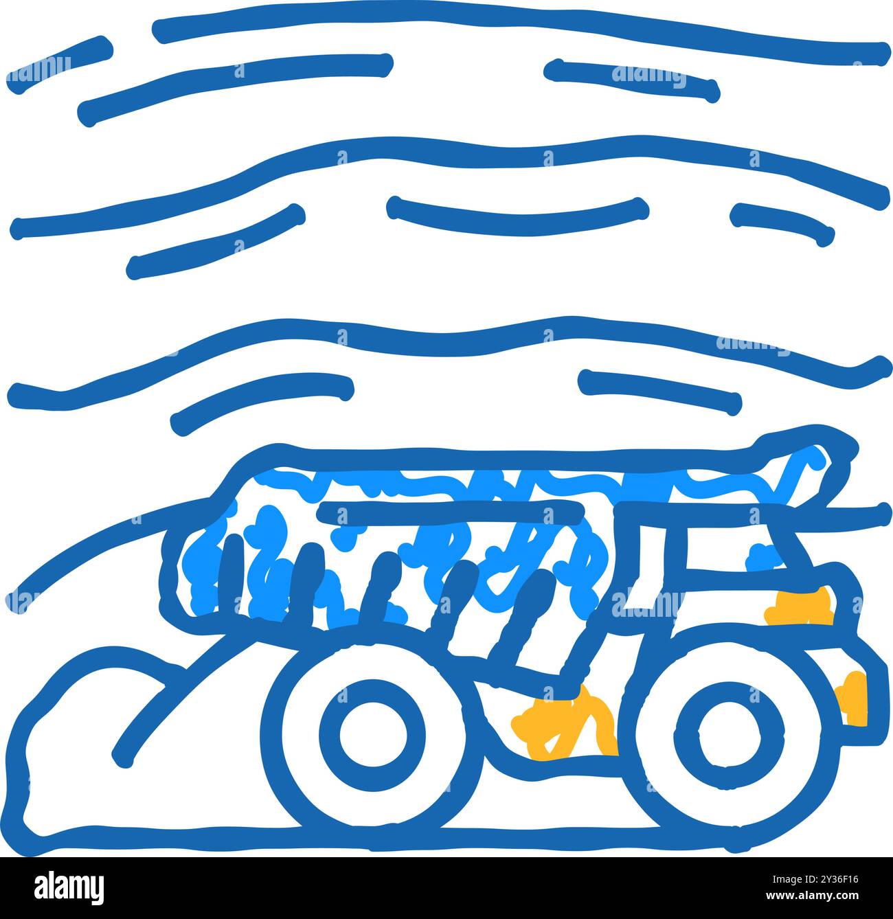 open pit mining copper production icon doodle illustration Stock Vector ...