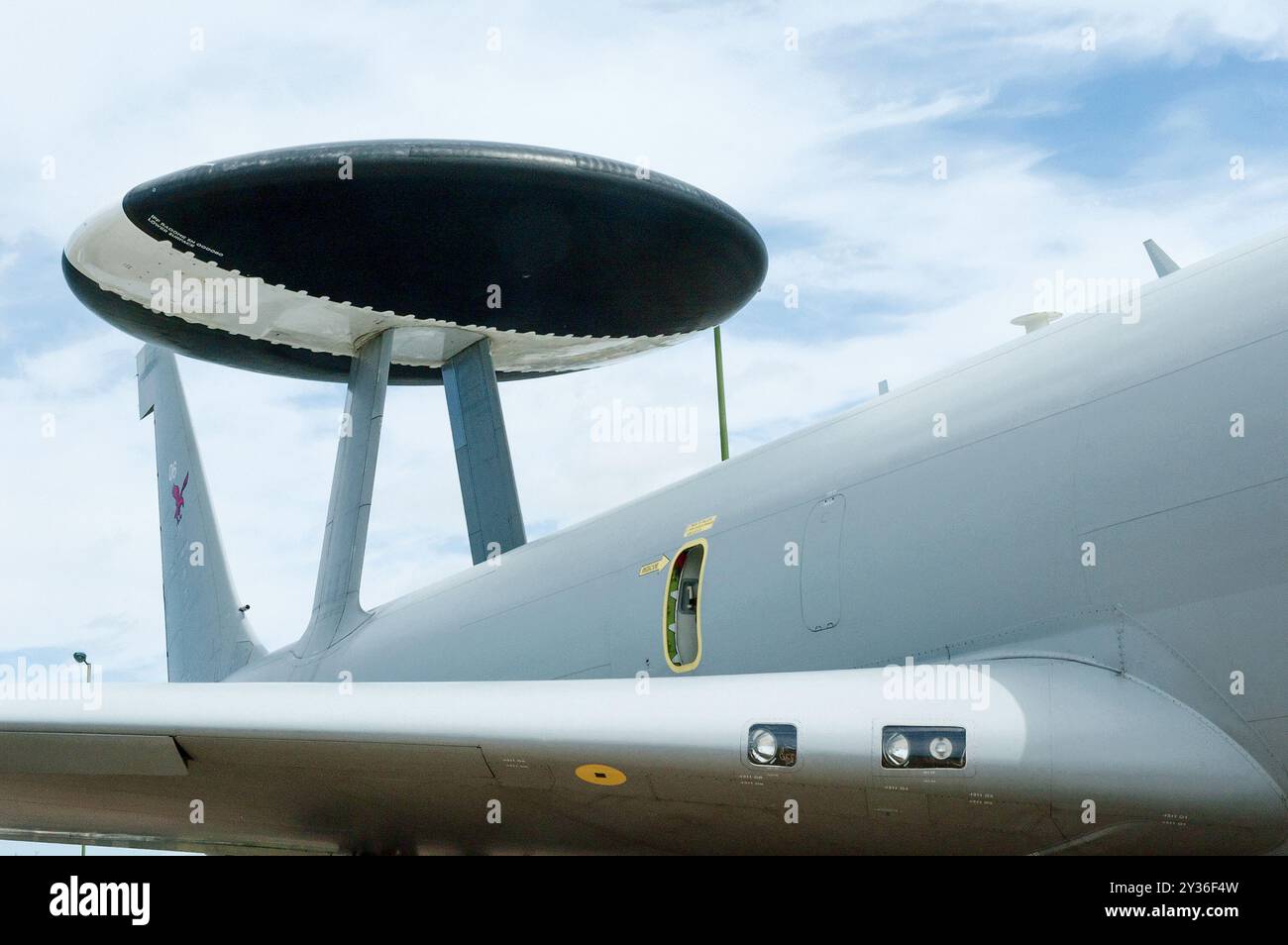 RAF Sentry E3D surveillance aircraft parked in the static display area ...