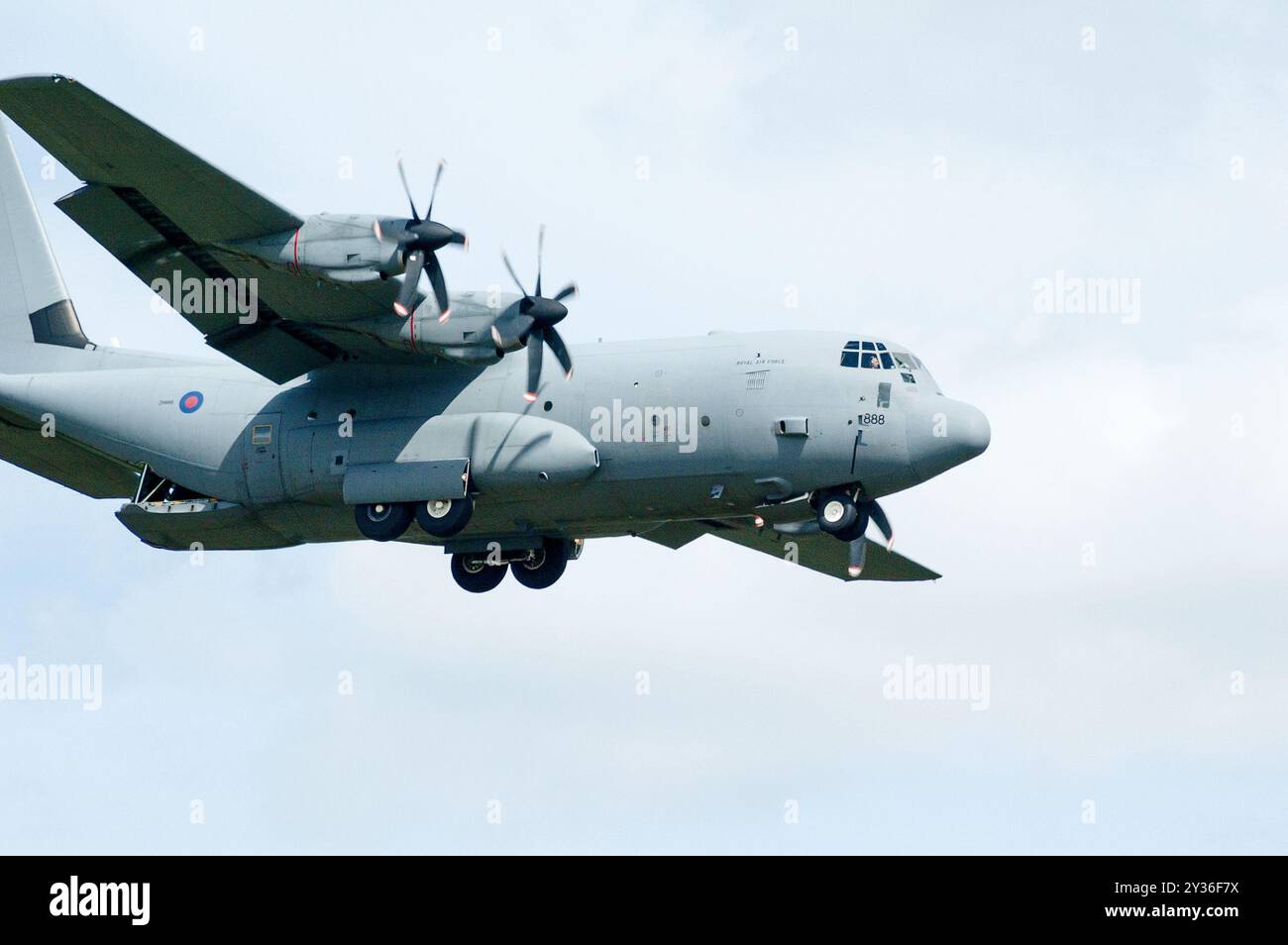 Lockheed Martin Hercules C.5 flying at the RAF Waddington International ...