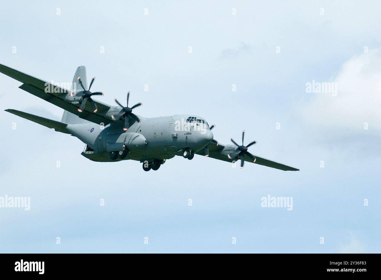 Lockheed Martin Hercules C.5 flying at the RAF Waddington International ...