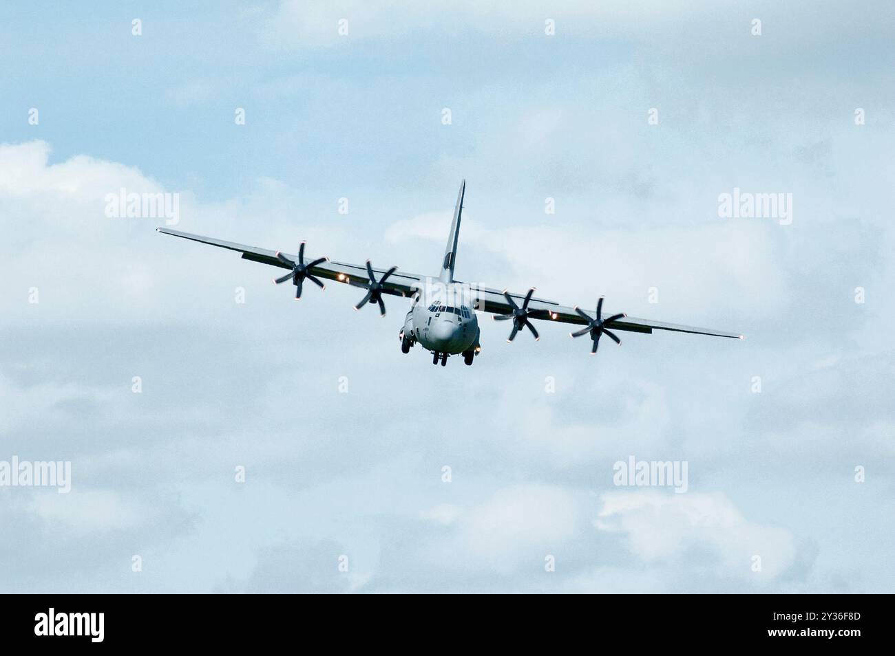 Lockheed Martin Hercules C.5 flying at the RAF Waddington International ...