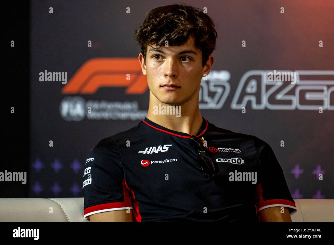 Baku, Azerbaijan, 12th Sep 2024, Oliver Bearman, The reserve driver for ...