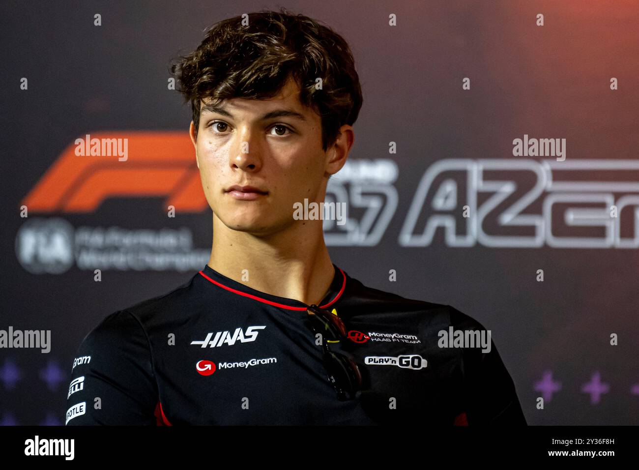 Baku, Azerbaijan, 12th Sep 2024, Oliver Bearman, The reserve driver for ...