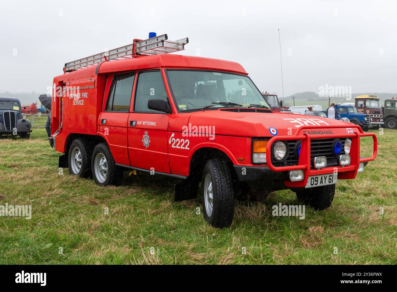 Low Ham.Somerset.United Kingdom.July 20th 2024.A Range Rover Mk.2A ...