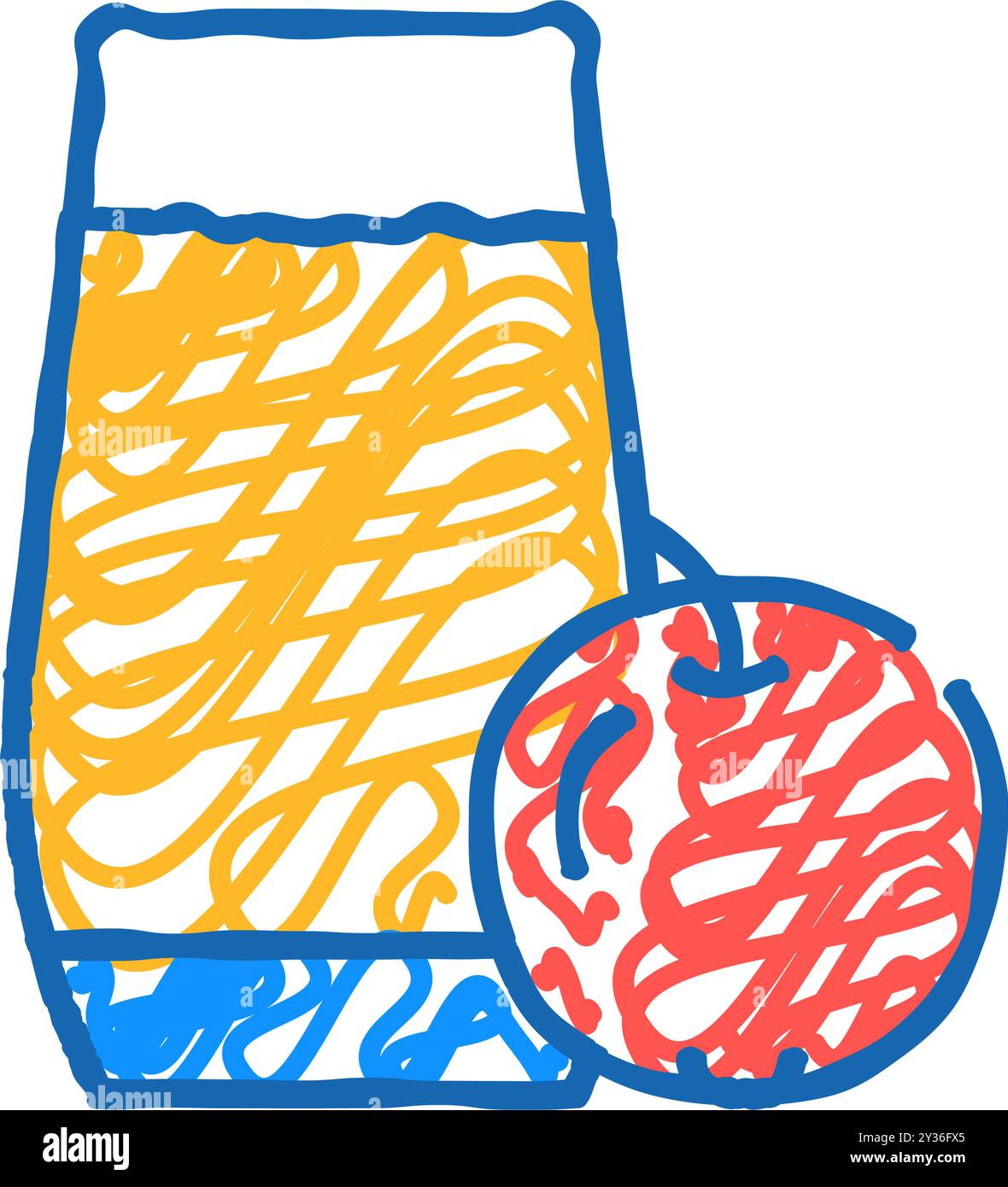 Fresh apple juice ad Stock Vector Images - Alamy