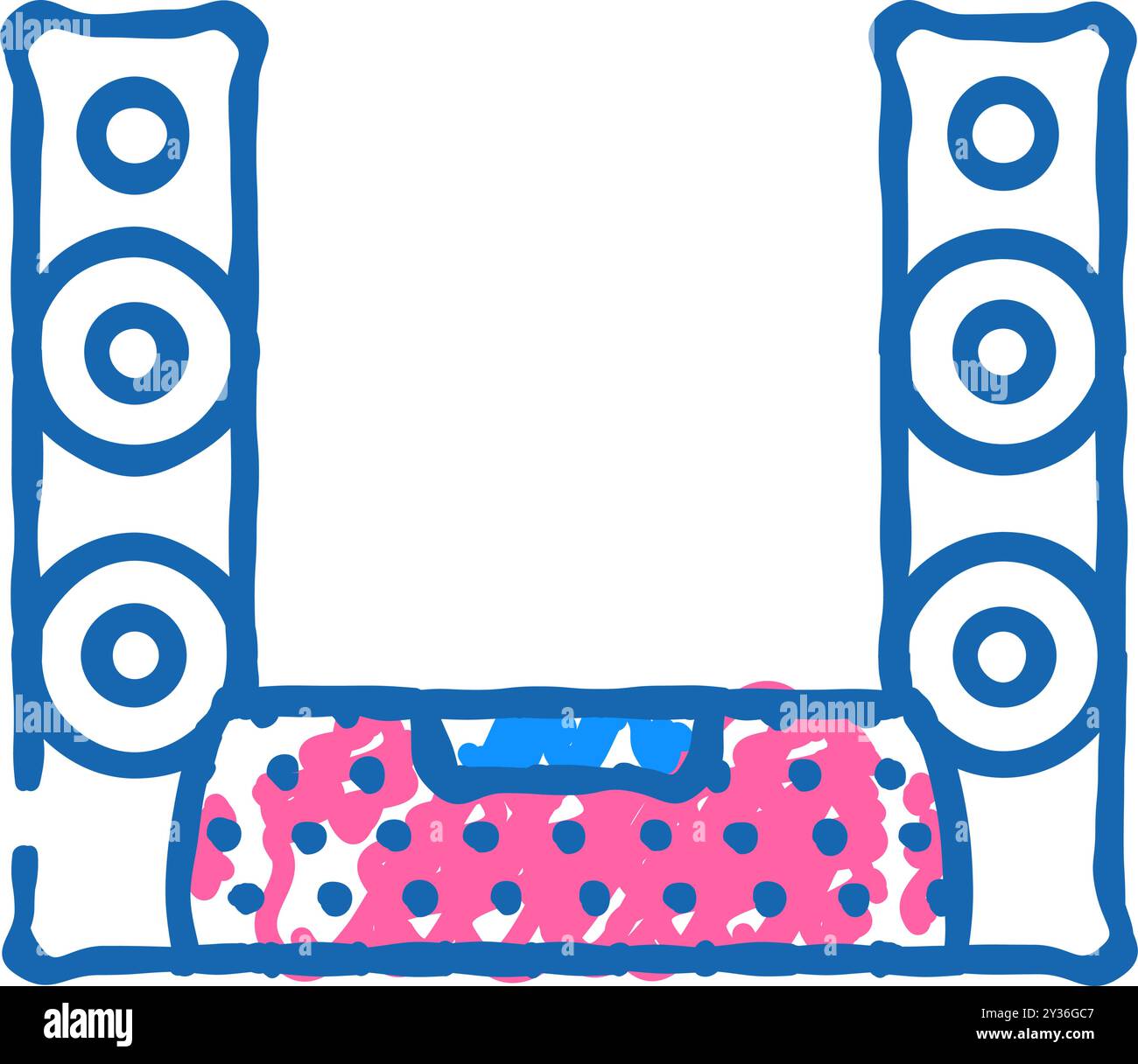 Indoor sound system Stock Vector Images - Alamy