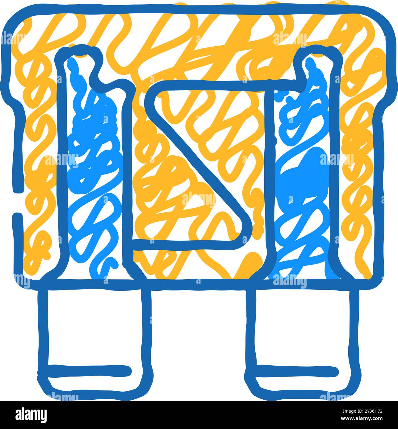 fuse electronic component icon doodle illustration Stock Vector Image ...