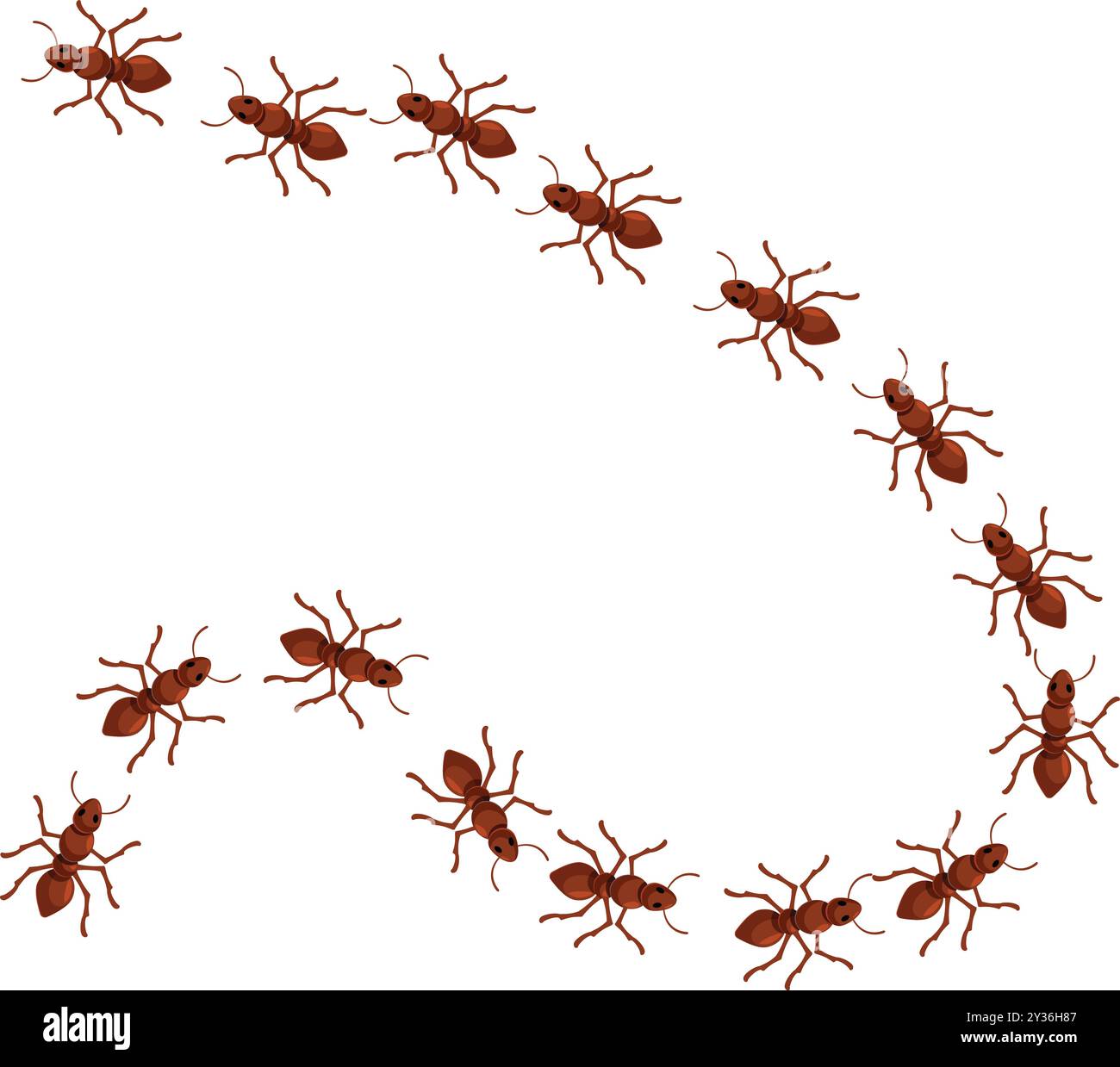 Red ants cut out Stock Vector Images - Alamy