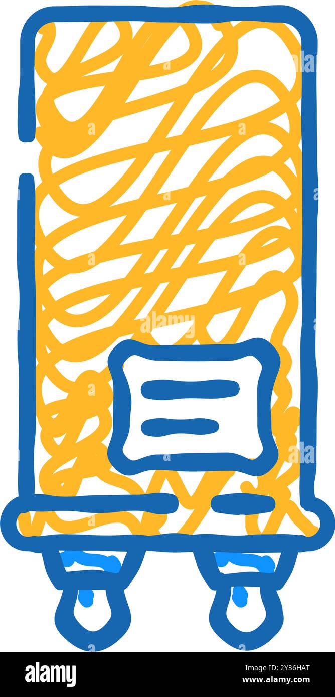 high voltage capacitor electronic component icon doodle illustration ...