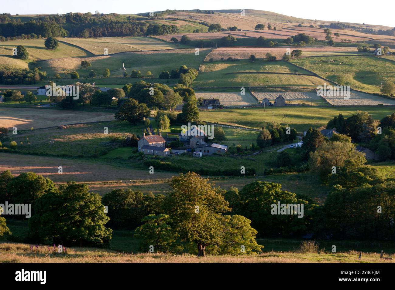 View across Nidderdale from Wath to Heathfield Moor & Mosscar ...