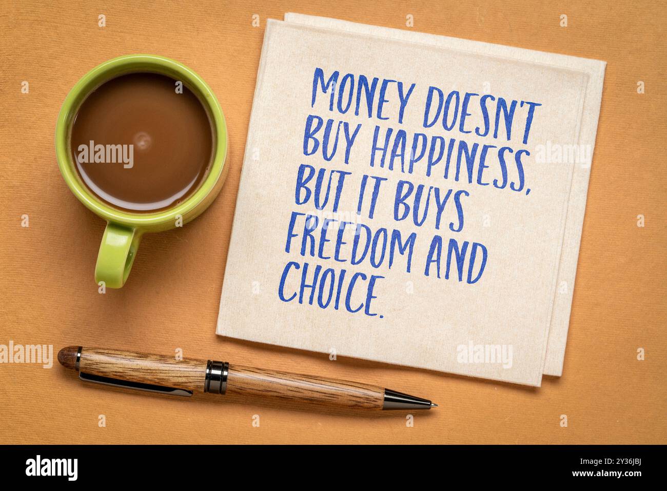 Money doesn't buy happiness, but it buys freedom and choice, the ...