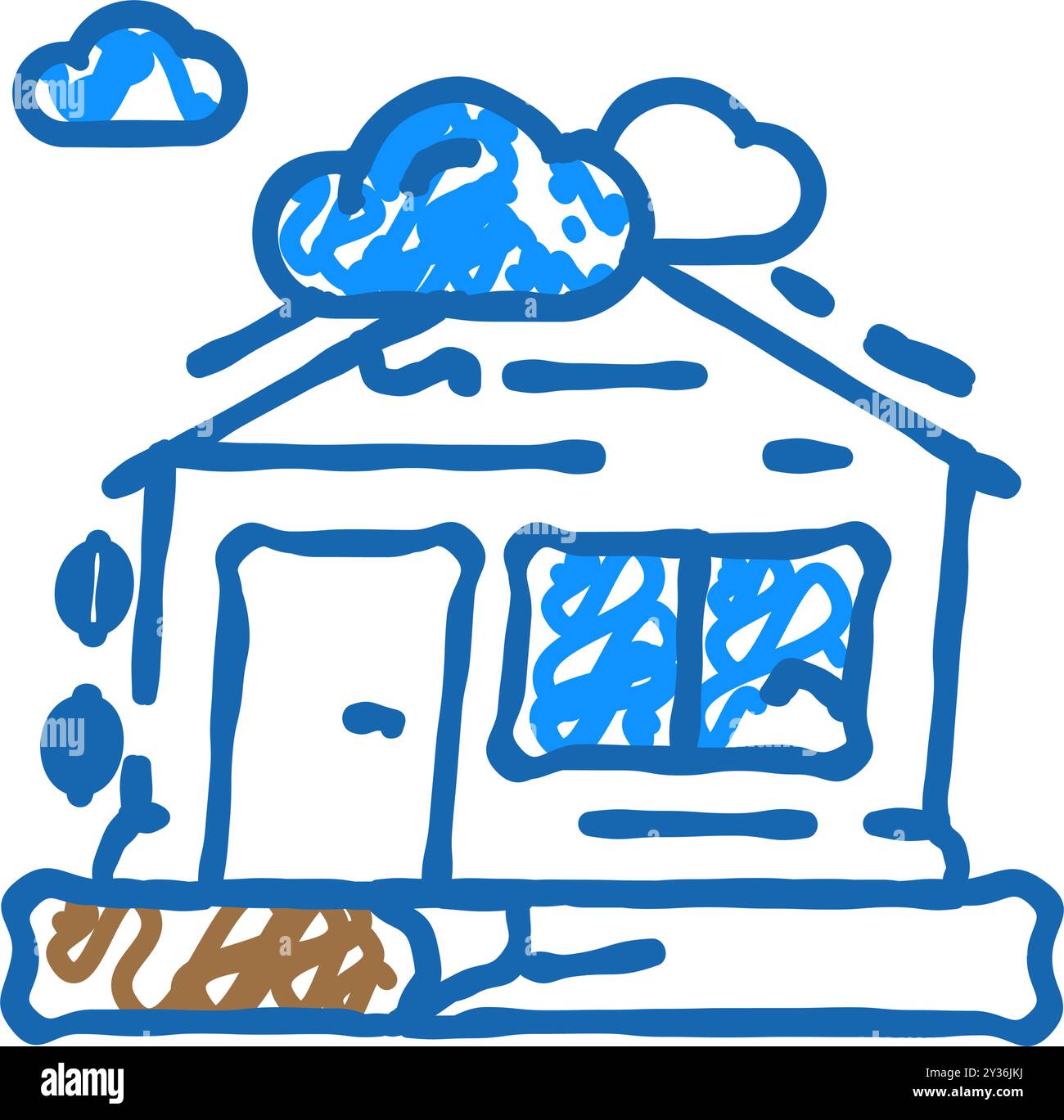 nature apocalypse icon doodle illustration Stock Vector Image & Art - Alamy