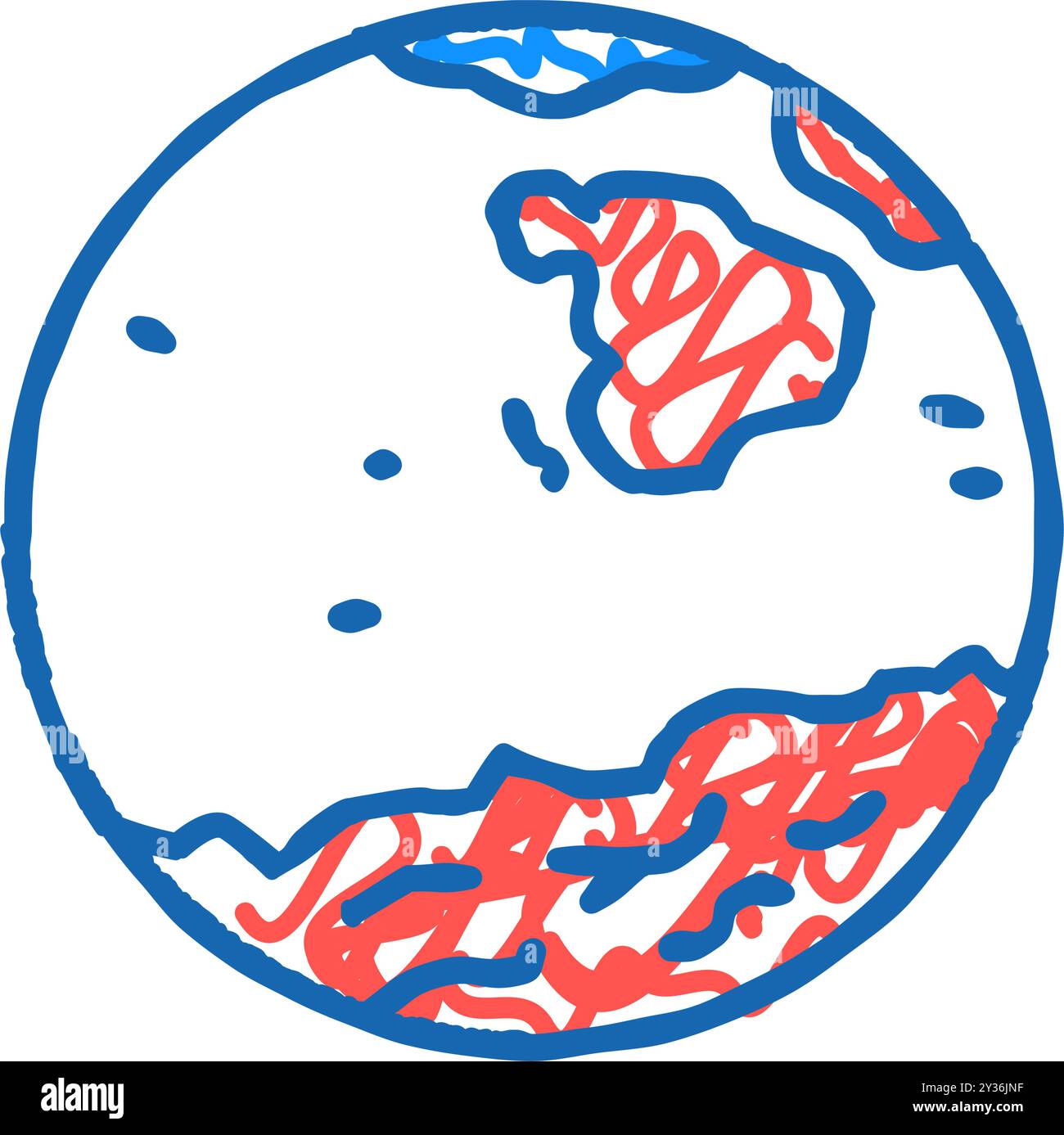 mars globe planet icon doodle illustration Stock Vector Image & Art - Alamy