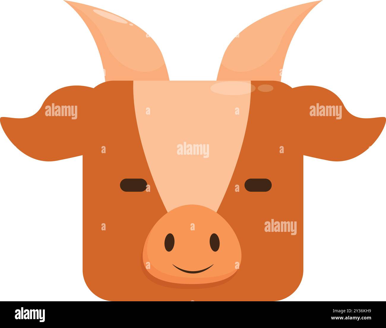 Cow sticking out tongue Stock Vector Images - Alamy