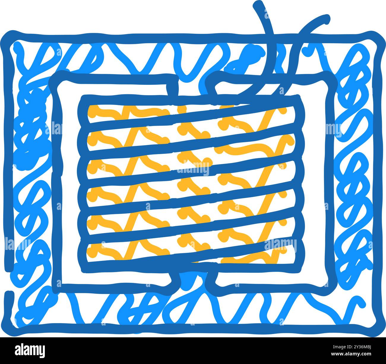 transformer electronic component icon doodle illustration Stock Vector ...