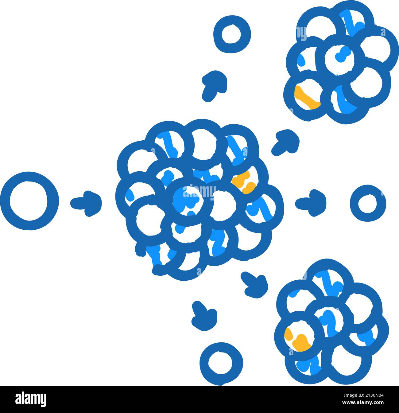 nuclear fission energy icon doodle illustration Stock Vector Image & Art - Alamy