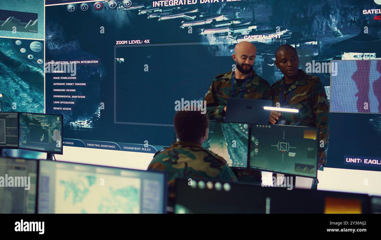 Army officers providing details for a new national safety mission ...